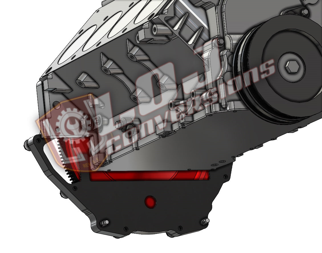LS / LT to Ram 8HP / ZF8 Transmission Adapter Package – LOJ Conversions