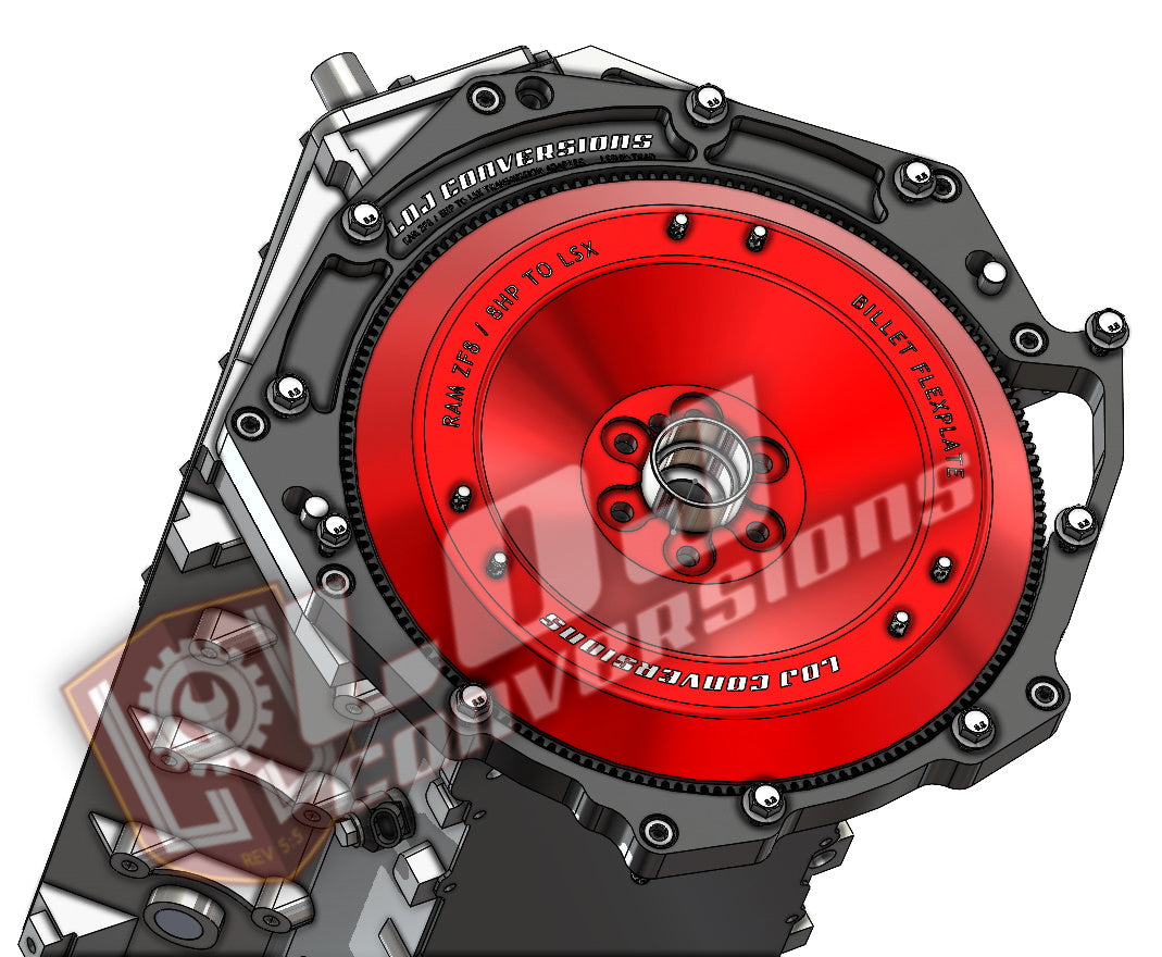 LS / LT to Ram 8HP / ZF8 Transmission Adapter Package – LOJ Conversions