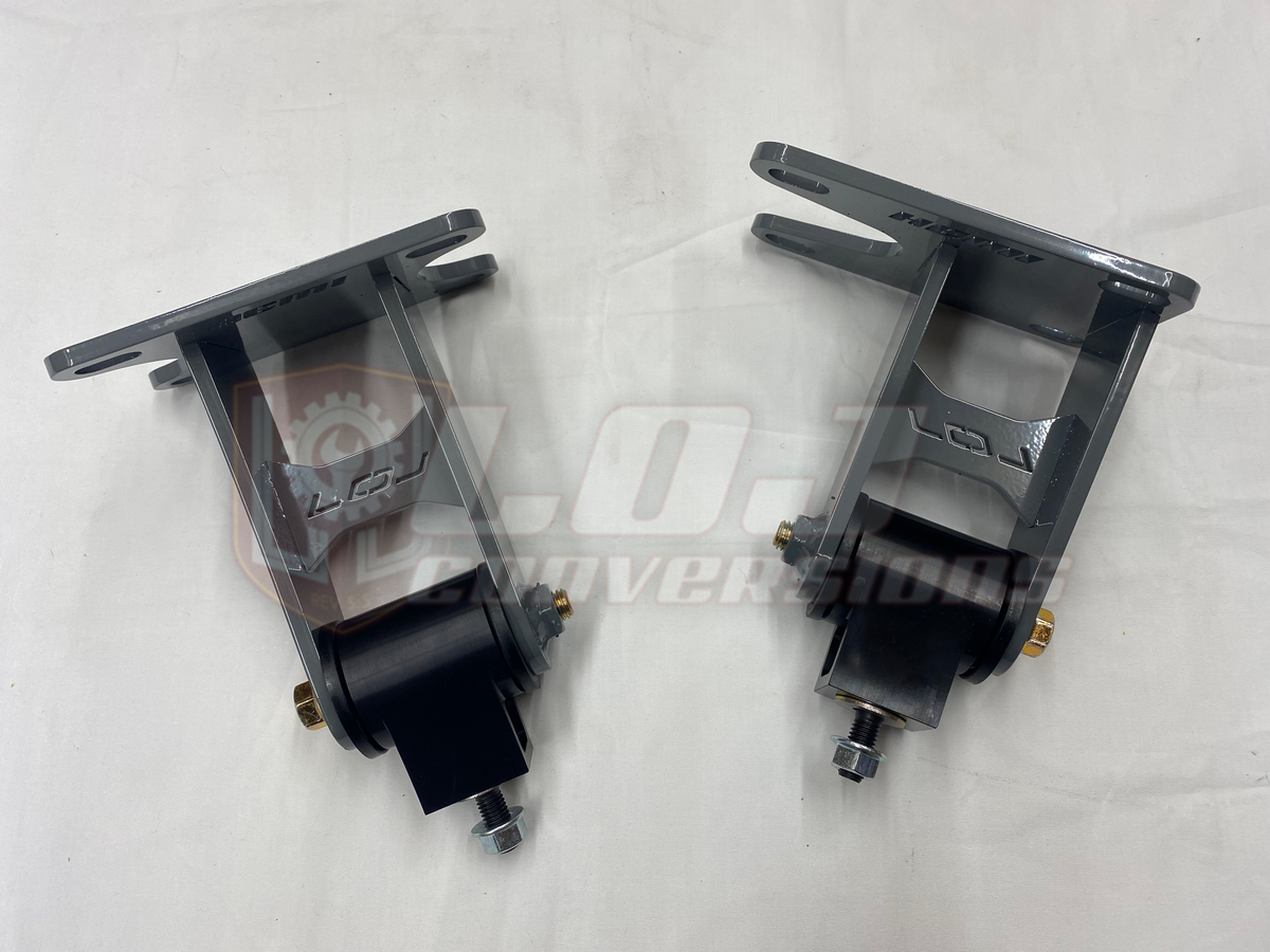 350Z and G35 HEMI Swap Engine Mounts – LOJ Conversions
